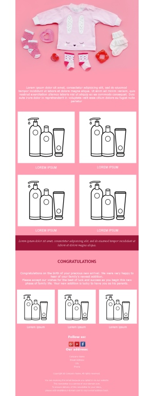 Newborn Email Templates | Mailpro™