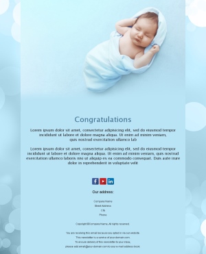 Newborn Email Templates | Mailpro™