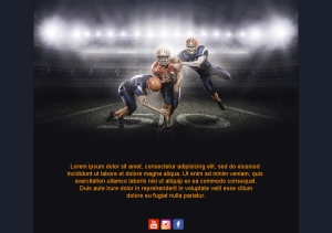 Email Template for American Football Team | Mailpro™