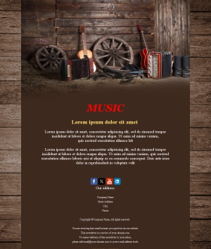 Music Email Templates | Mailpro™